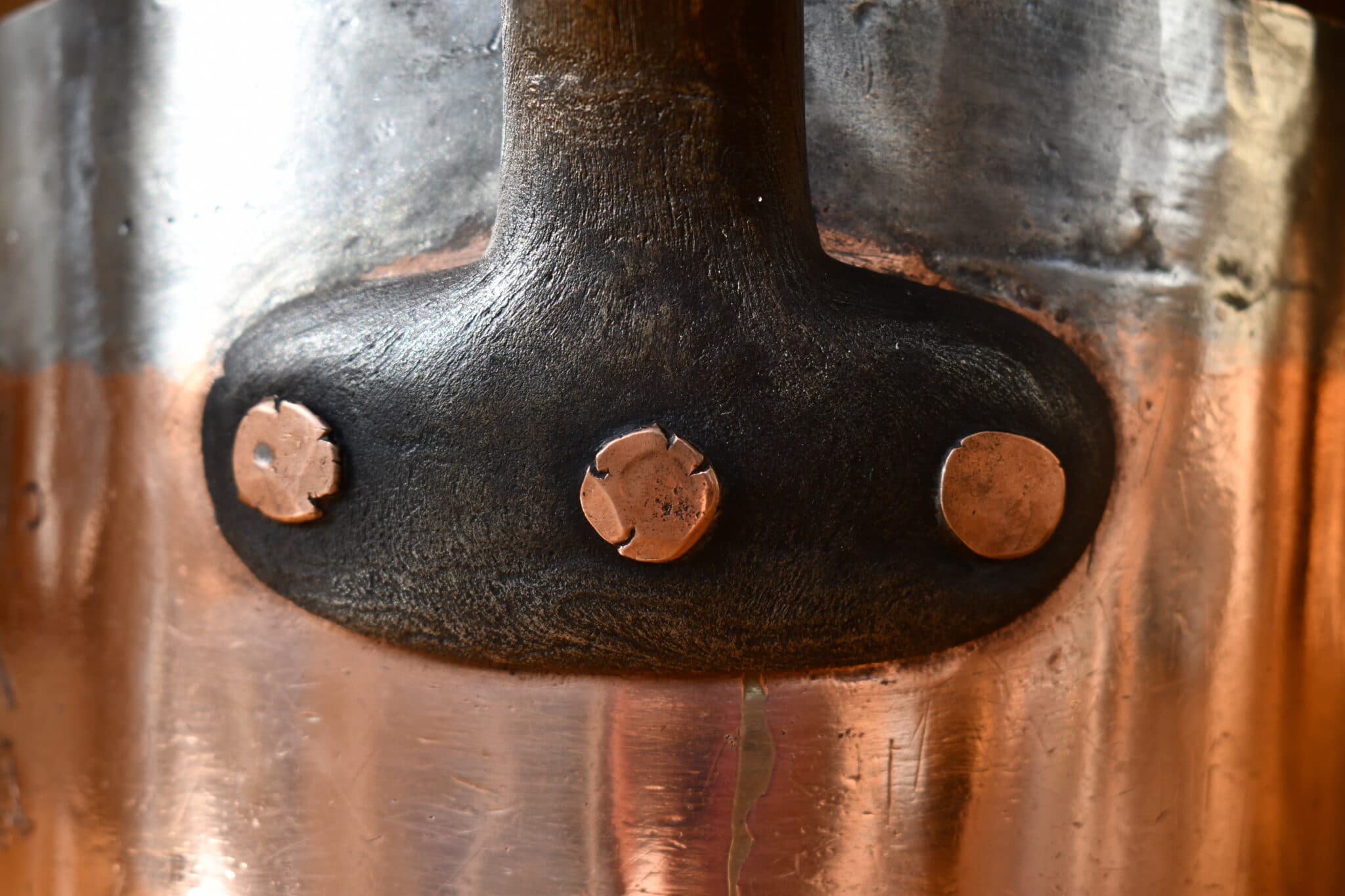 18cm saucepan with inverted “M” – Vintage French Copper